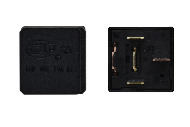 HELLA RELAY, COLD start control - 12V - 5-pin connector - W2 - B1 ...
