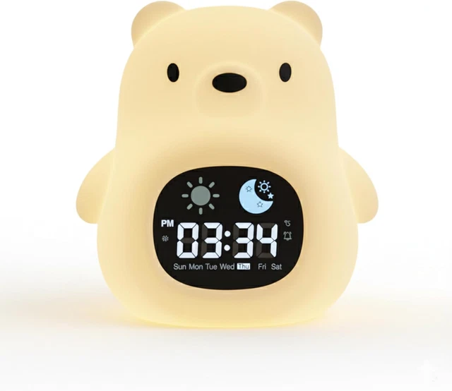 HOME.X CUBBI SLEEP Trainer Night Light for Kids Gen.2 - Clock Learner ...