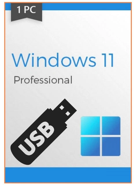 WINDOWS 11 PRO Bootable USB Media Installation Drive+Guide & Activation ...