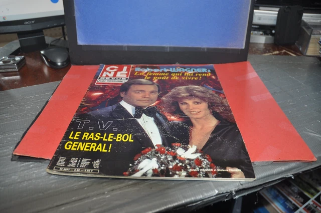 PROGRAMMES TV CINE TELE REVUE no 6 1982 robert wagner michel sardou bo ...