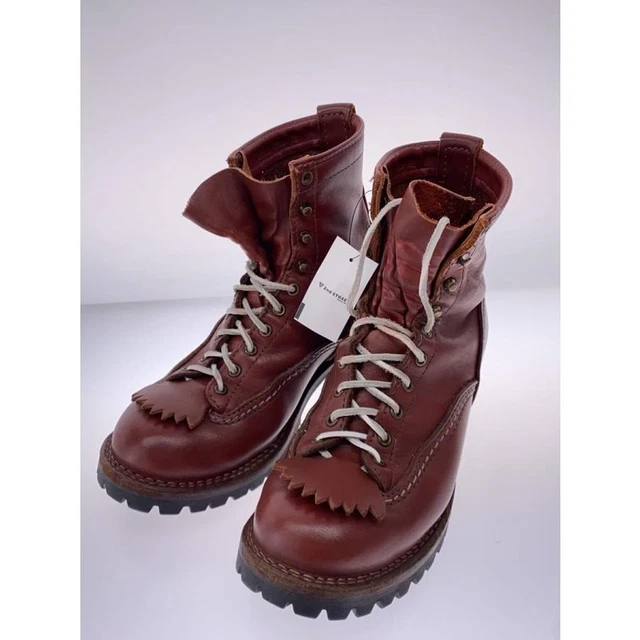 WESCO LACE-UP BOOTS Leather Brown US 8.5 Heel 4cm Height 20.5cm £507.73 ...
