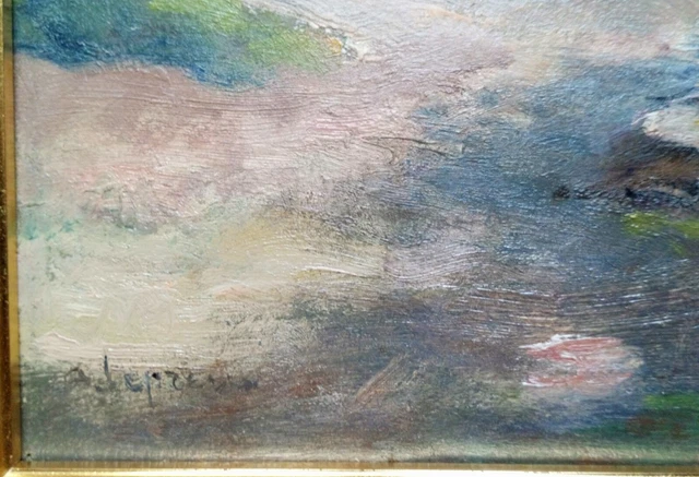 ALBERT LEPREUX (1868-1959) : les oliviers près de Villeneuve-lès ...