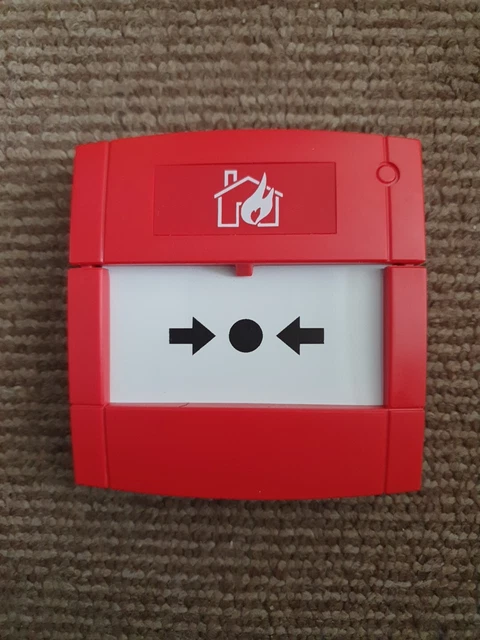KAC FIRE ALARM, Twin Wire Conventional Manual Call Point 470ohm + Reset ...