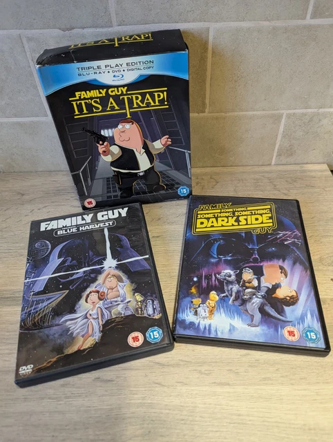 FAMILY GUY ITS A Trap DVD Bundle Star Wars Limited Edition Blu-ray ...