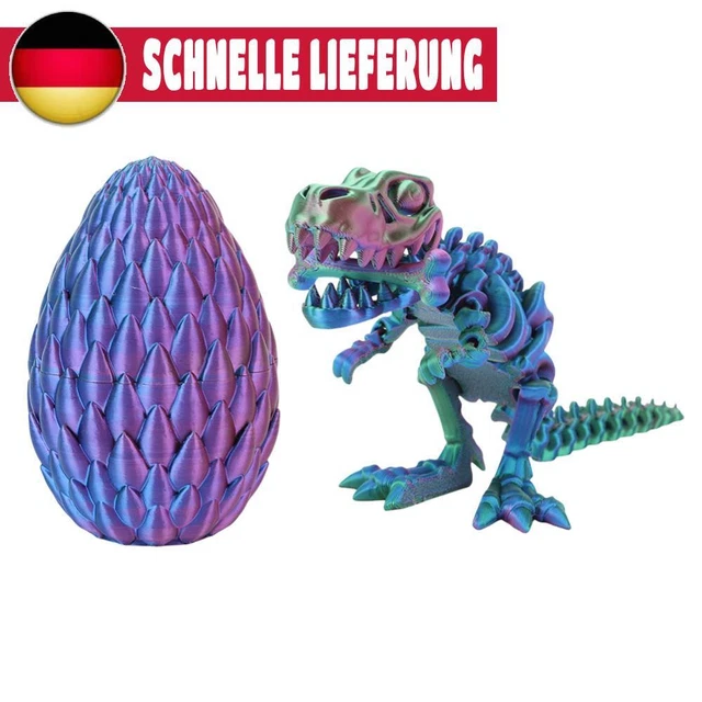 3D PRINTED DINOSAUR Toy Articulated Dinosaur Fidget Toy (Colorful three ...