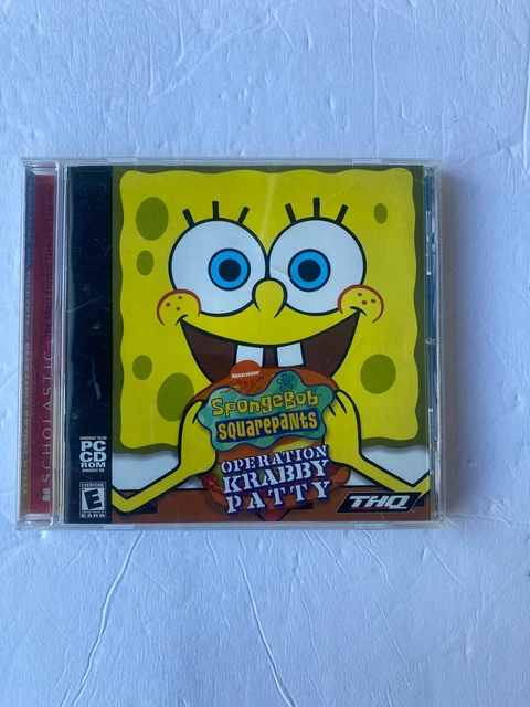 SPONGEBOB SQUAREPANTS OPERATION Krabby Patty PC CD Rom Game Nickelodeon ...