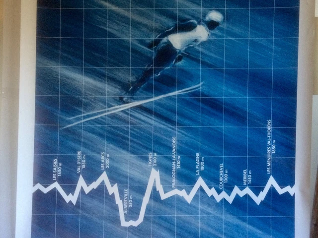 JEUX OLYMPIQUES D'HIVER 1992 d' ALBERVILLE 118X168 Cms EUR 55,00 ...