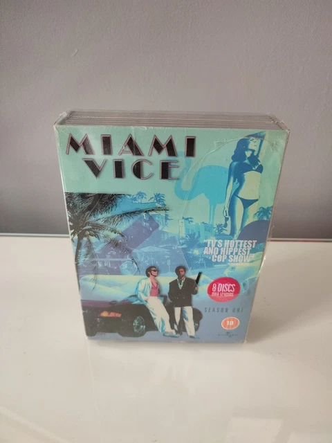 MIAMI VICE COMPLETE Season One - DVD BOXSET - NEW SEALED 8 DISC Don Johnson EUR 15,18 - PicClick IT