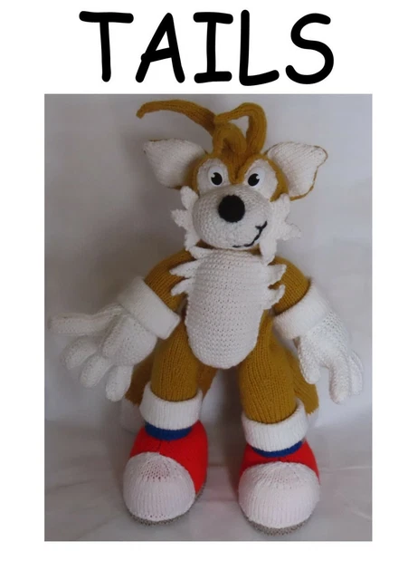 TAILS FROM SONIC the Hedgehog knitting pattern £6.00 - PicClick UK