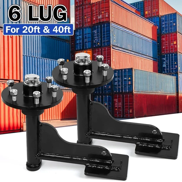 SHIPPING CONTAINER WHEEL 6-Lug Kit With Hub 6x5.5 For 20ft&40ft ...