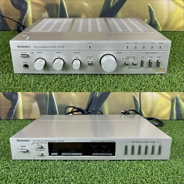 TECHNICS SU-C04 AMPLIFICATORE compatto vintage e sistema sintonizzatore ...