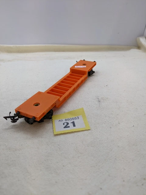 021 HORNBY TRIANG Orange Bogie well wagon R118 £4.99 - PicClick UK