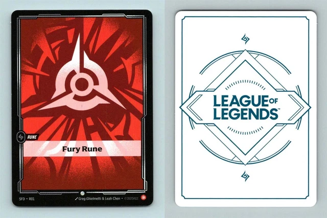 FURY RUNE #R01 Riftbound League Of Legends Spiritforged 2026 TCG £0.99 ...