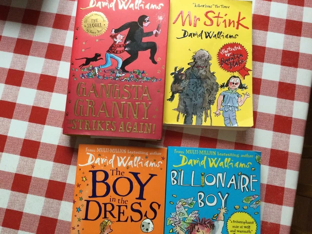 DAVID WALLIAMS MR Stink, Gangsta Granny, Billionaire Boy & The Boy In ...