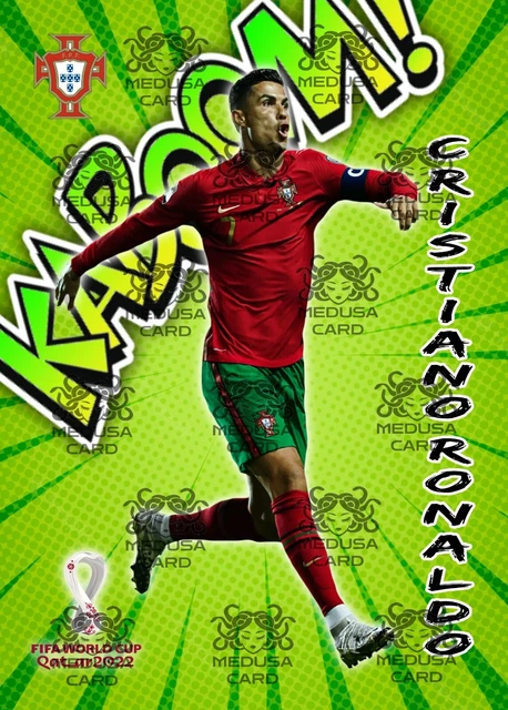 CRISTIANO RONALDO, PORTUGAL. Qatar 2022. Kaboom Card. Custom Card ...