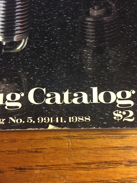 VINTAGE CHAMPION 1988 Spark Plug Catalog Weatherly Index 500 $33.15 ...