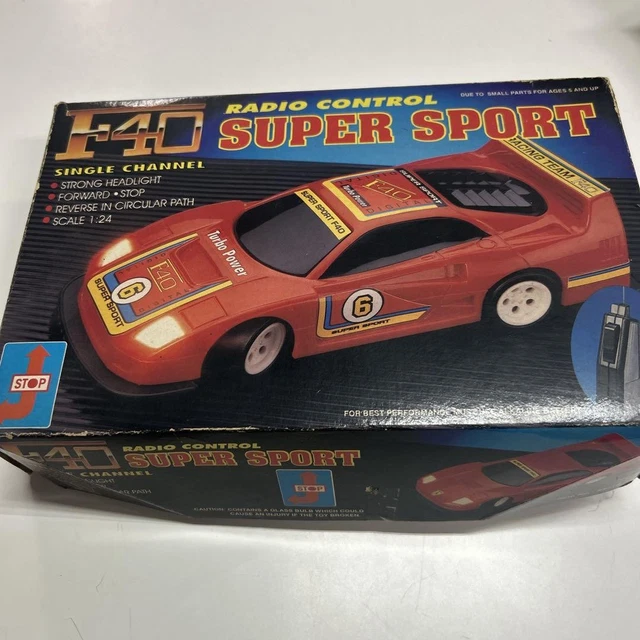 1/24 SUPER SPORT Ferrari F40 Radio Control £120.94 - PicClick UK