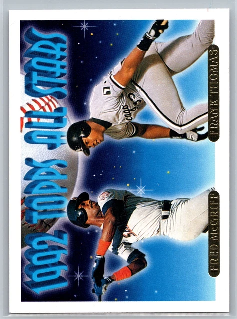 1993 TOPPS #401 Fred McGriff / Frank Thomas All Stars or cour EUR 1,09 ...