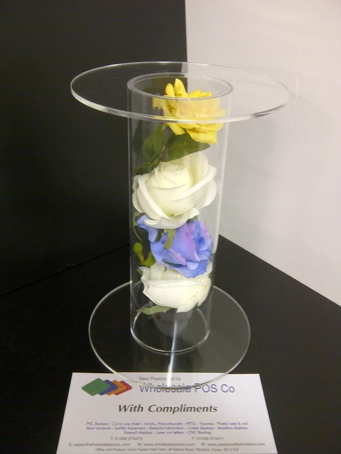 CLEAR ACRYLIC CAKE Separator Divider Perspex® Fillable 8