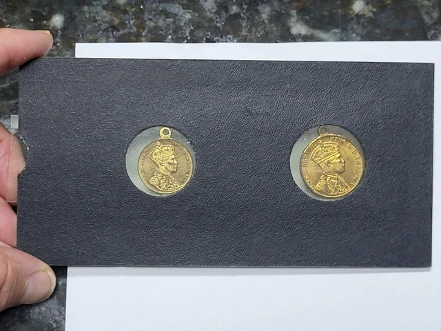 1937 EDWARD VIII Coronation medals Two different sizes $13.80 - PicClick CA