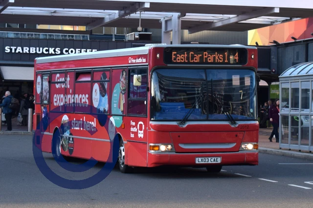 BUS PHOTO PRINT 4x6 SKILLS NOTTINGHAM 2012 LX03CAE NEC DENNIS DART SLF ...