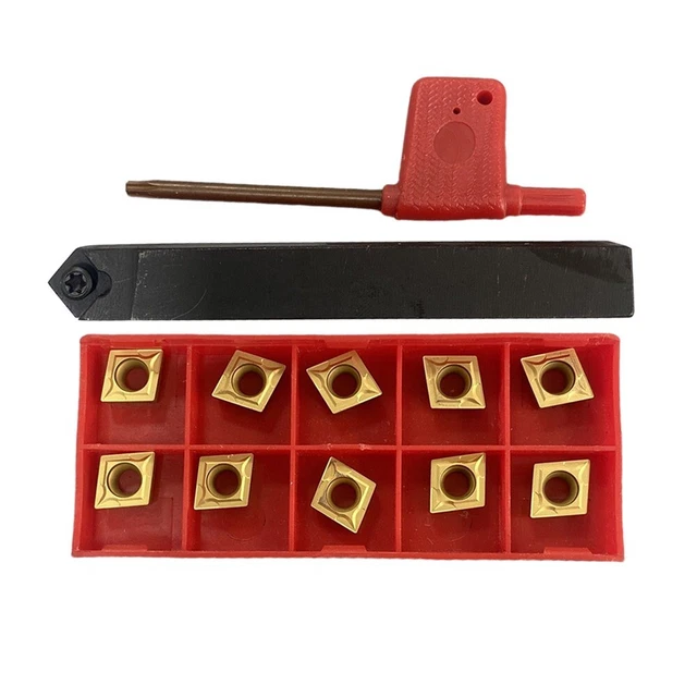 PORTE-OUTIL DE TOURNAGE de tour robuste SCMCN1212H09100 + 10 inserts CCMT09T304 EUR 24,92 ...