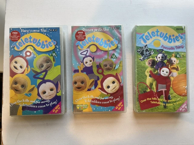 TELETUBBIES VIDEO VHS x3 Favourite Things Dance With Vintage 1990’s ...