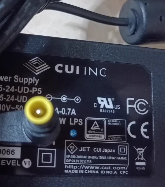 SDM65-24-UD 24V 2.71A AC Adapter Power Supply Charger $69.70 - PicClick CA