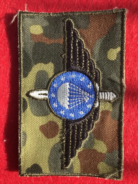 FALLSCHIRMJÄGER SPRINGER PATCH Abzeichen Wings EMPA/ EMFV Flecktarn EUR ...