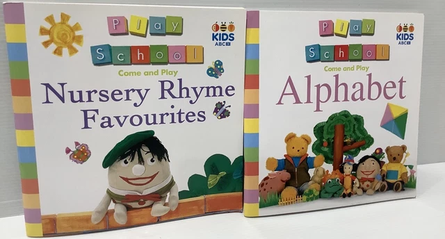 PLAY SCHOOL BOOK Lot 2 Nursery Rhymes Favourites & Alphabet PB Books ...
