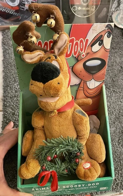 RARE GEMMY SINGING Animated Scooby-Doo Christmas Plush Sings Jingle ...