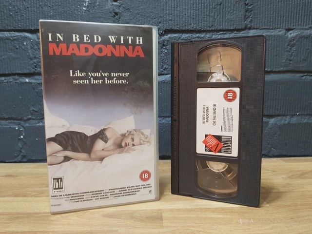 IN BED WITH MADONNA VHS Video Tape Retro Cinema Home Film Cassette Music PAL £1.99 - PicClick UK