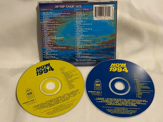NOW THAT'S WHAT I Call Music 1994 Double Cd - Great Condition For It's ...