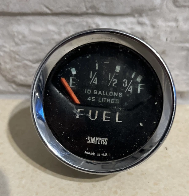 VINTAGE CLASSIC CAR FUEL GAUGE SMITHS £13.20 - PicClick UK