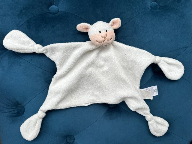 RARE JOJO MAMAN Bebe Sheep Lamb Baby Comforter Blankie Soother White ...