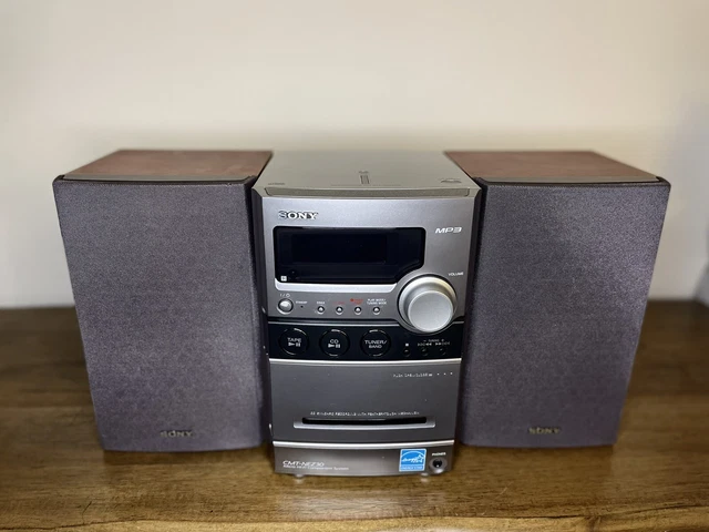 SONY CMT-NEZ30 AM/FM Stereo CD Cassette Micro Hi-Fi Component System ...
