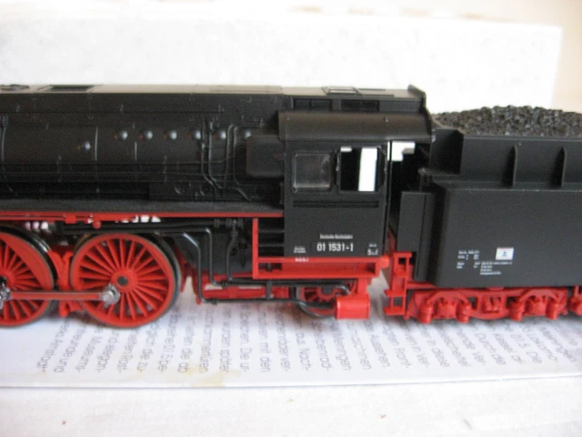 GM85* PIKO H0 50007 Dampflok BR 01 1531-1 DR Reko Museumslok OVP TOP ...