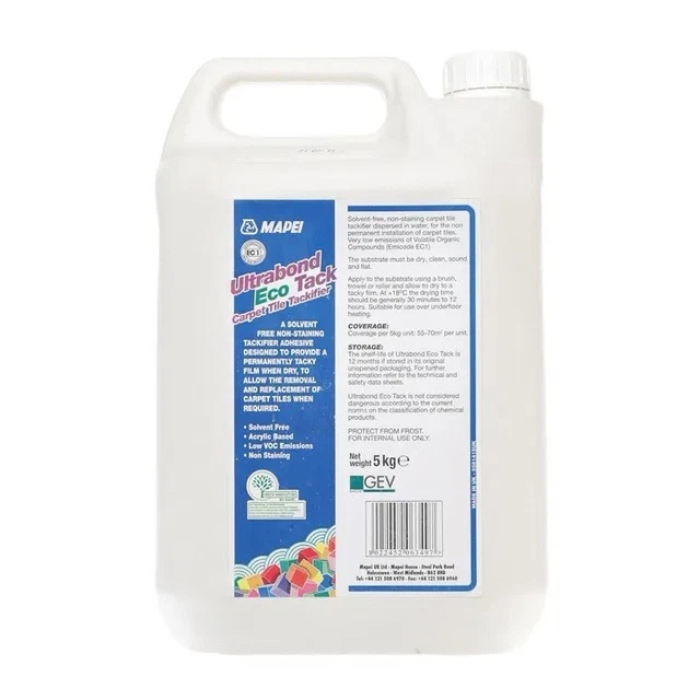 MAPEI ULTRABOND ECO Tack Carpet Tackifier 5Kg £37.12 - PicClick UK