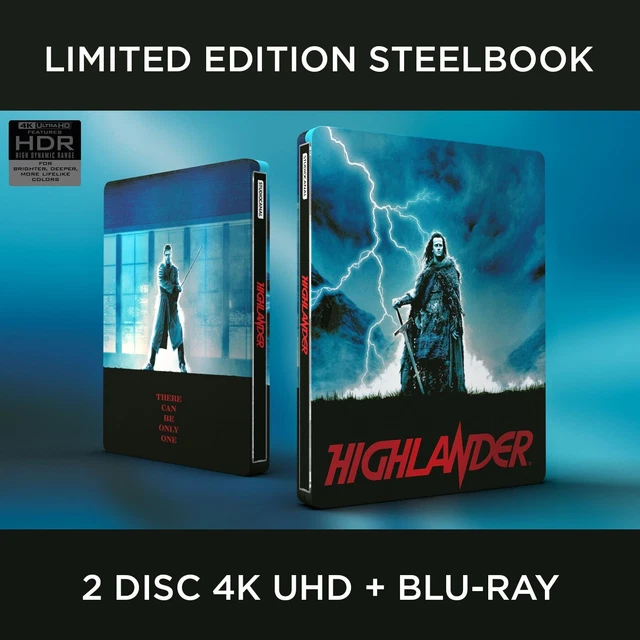 HIGHLANDER 1986 HIGH Lander 4K Ultra HD Blu-ray Steel Book Studio Canal EUR 52,30 - PicClick FR