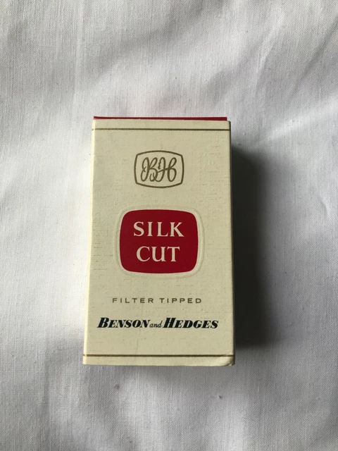 VINTAGE BENSON & Hedges Silk Cut 10 empty cigarette packet pre health ...
