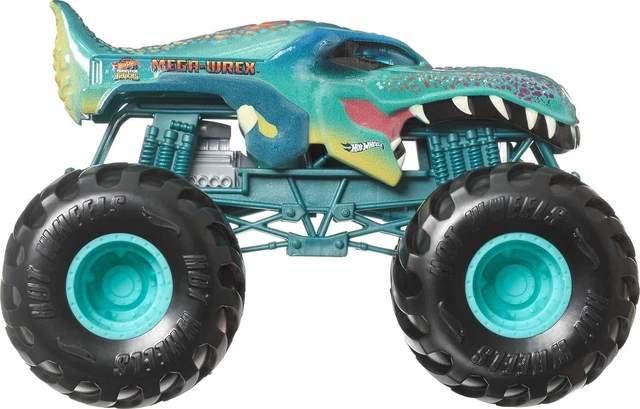 HOT WHEELS MONSTER Trucks, Oversized Monster Truck, 1:24 Scale ...
