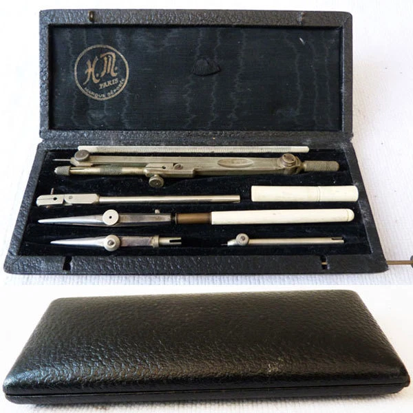 COMPASS BOX + Writing Cover Drawing Mason Architect Hm Paris £67.58 ...