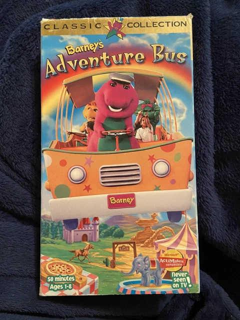BARNEY'S ADVENTURE BUS ~ VHS, 1997 ~ CLASSIC COLLECTION ~ Tested £11.20 ...