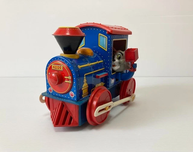 MASUDAYA TOM & Jerry Tin Locomotive 1970s Japanese Vintage Toy Non ...