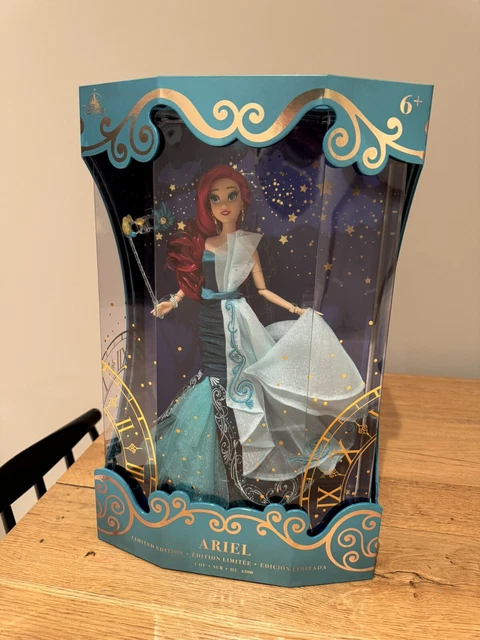 DISNEY ARIEL DESIGNER Collection Midnight Masquerade Series LE Doll In ...