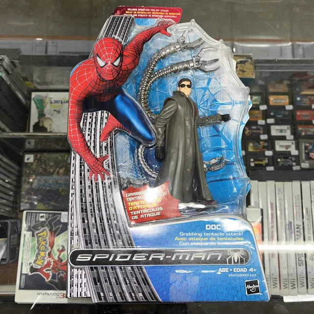 SPIDER-MAN MOVIE DOC Ock Figure (grabbing tentacle attack) 2007 Hasbro ...
