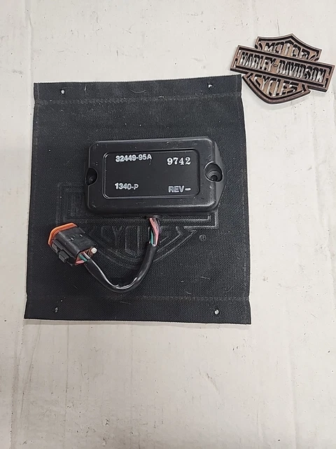 HARLEY DAVIDSON IGNITION MODULE CDI ECM ECU 32449-95A USED Sportster ...