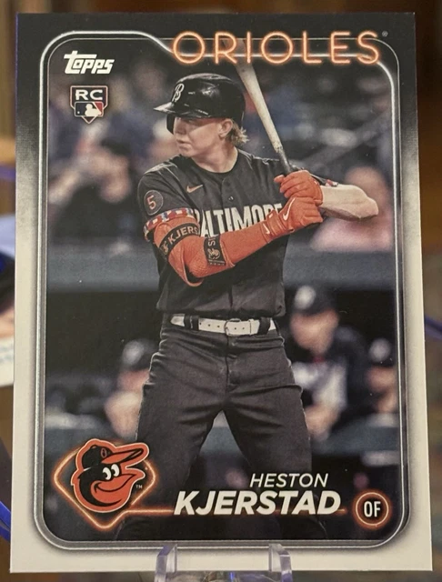 CARTA ROOKIE HESTON Kjerstad 2024 Topps Series 2 #394 RC Baltimore ...