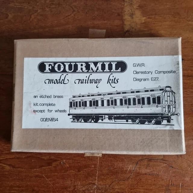 FOURMIL GWR CLERESTORY Brake Composite Coach Etched Brass Kit OO Gauge £19.99 - PicClick UK