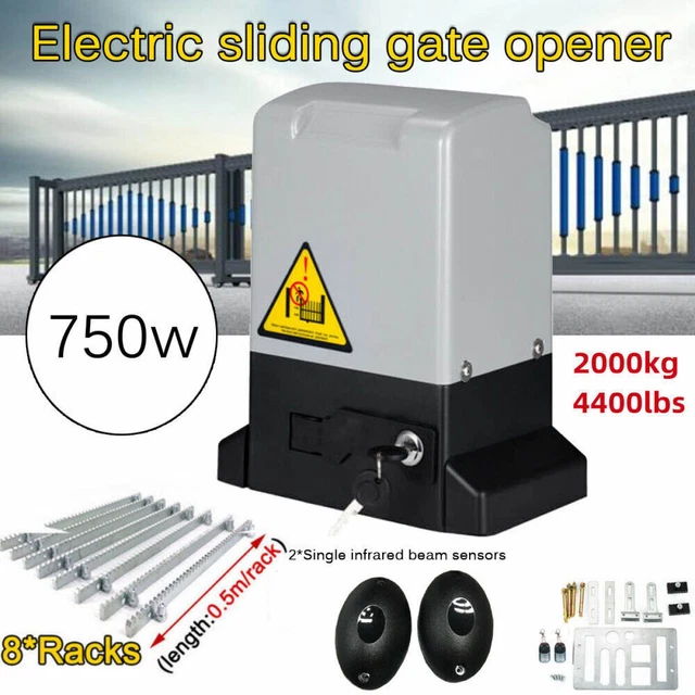 4400LBS ELECTRIC AUTOMATIC Sliding Gate Opener Motor Operator w/Remote ...